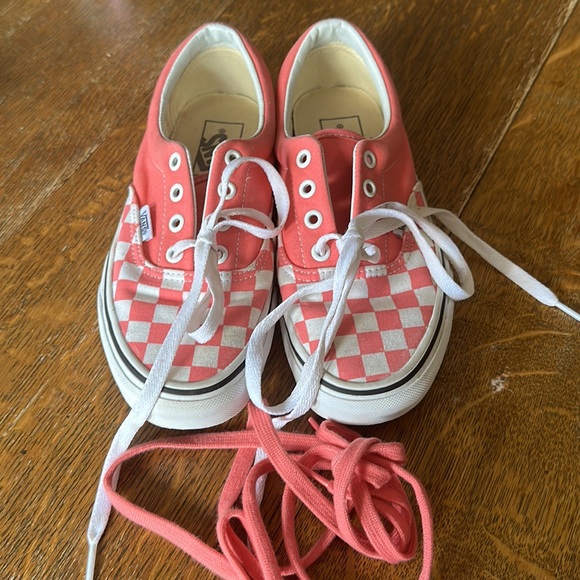 Vans | Shoes | Vans Checkerboard Era Shoes Pink Strawberry S65 | Poshmark